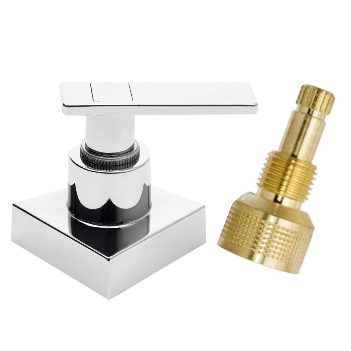 Acabamento Cromado C73 Abs 1/2 e 3/4 P/ Registro Docol – Dazie Metais